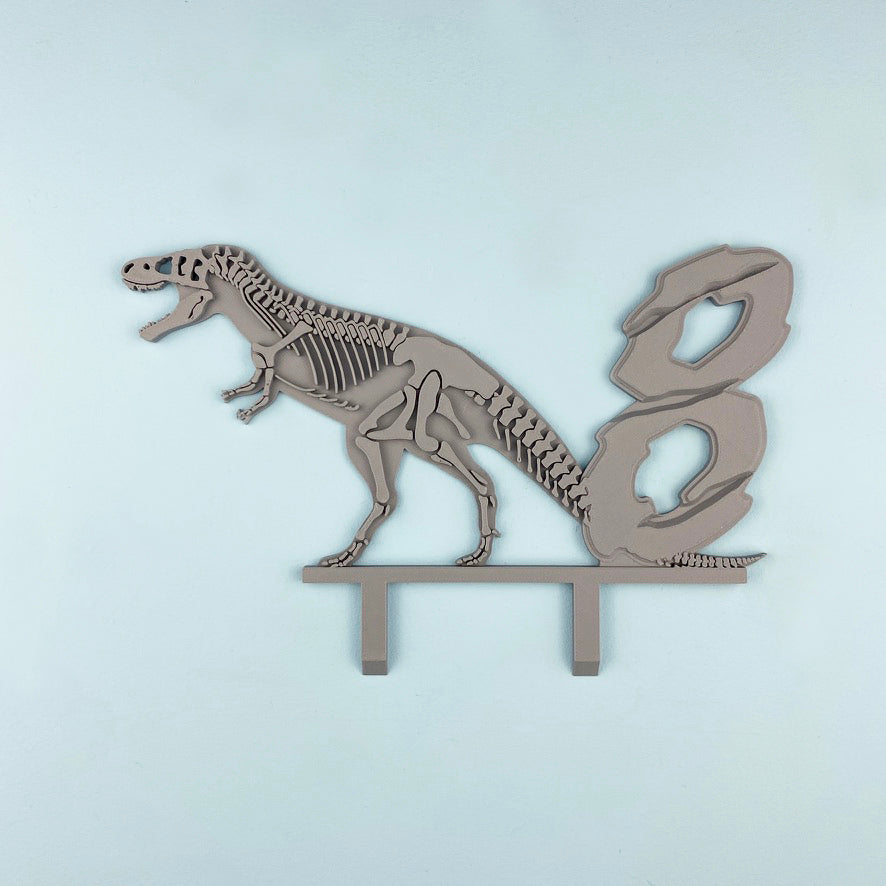 Dinosaur T-Rex Number Cake Topper – Made Happy USA